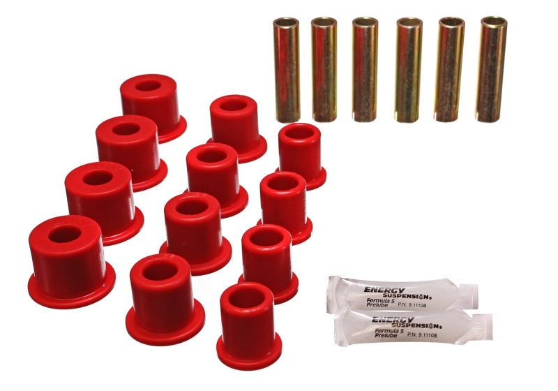 Energy Suspension Rear Spring Bushings - Red – UPR Products