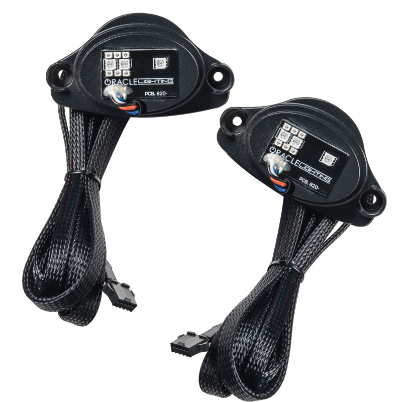 Oracle 20-21 Chevy Corvette C8 RGB+A Headlight DRL Kit - ColorSHIFT w ...